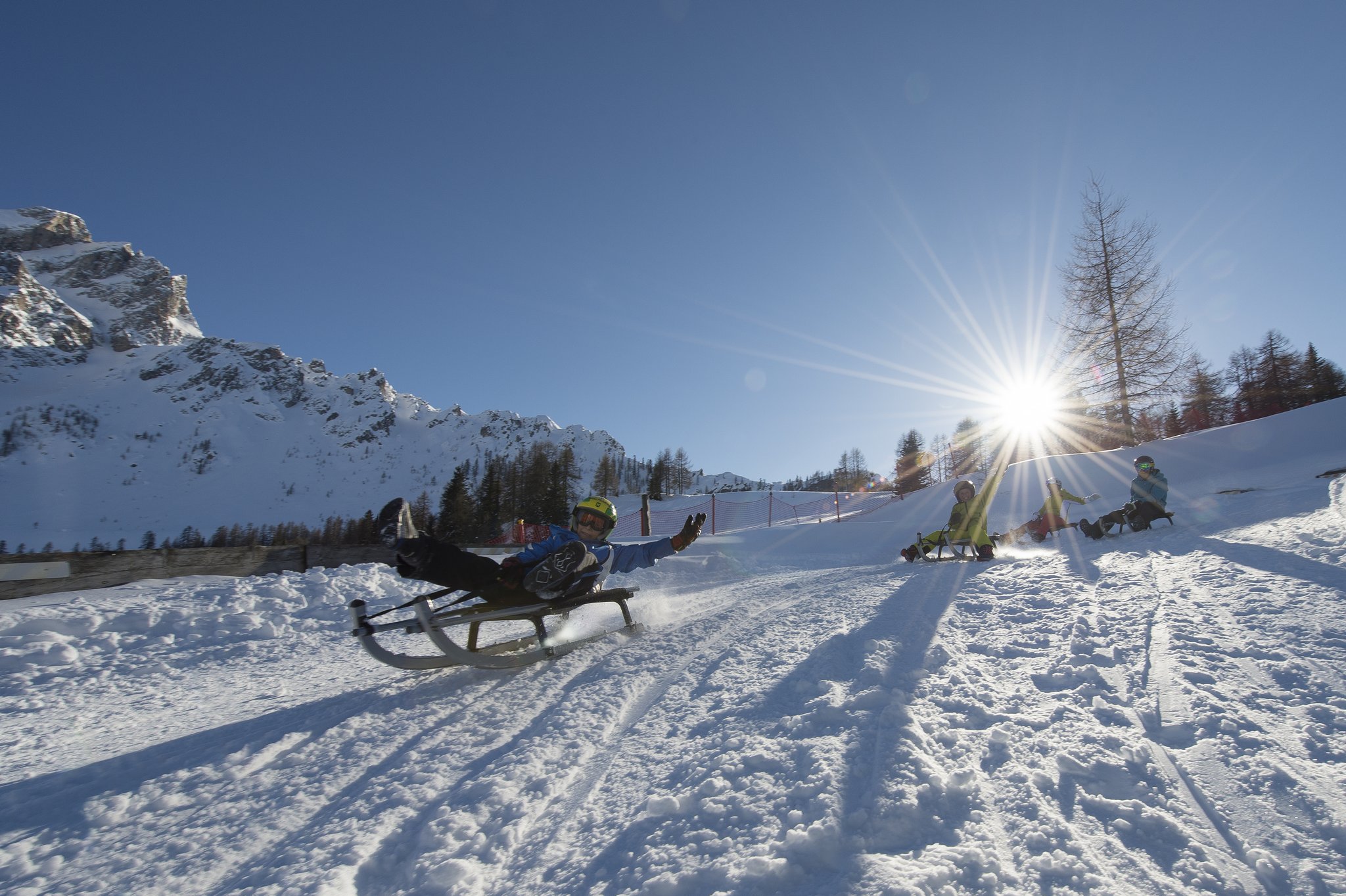 Rodeln in Sexten • Drei Zinnen I Südtriol
